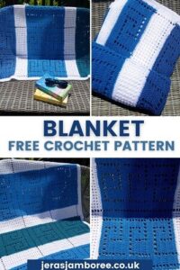 Filet Crochet Blanket Pattern - Jera's Jamboree