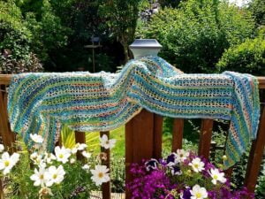 Crochet Shawl Pattern (Oasis Wave) - Jera's Jamboree