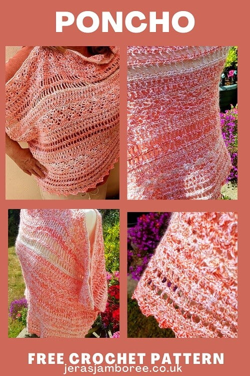 Open Shoulder Crochet Poncho Pattern (Amelia) - Jera's Jamboree ...