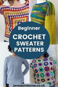 11 Free Crochet Sweater Patterns for Beginners - Jera's Jamboree ...
