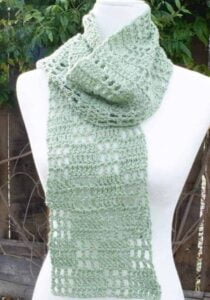 15+ Free and Easy Lightweight and Lacy Crochet Scarf Patterns - Jera's Jamboree