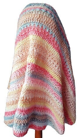 Crochet Poncho Pattern Cotton Candy - Jera's Jamboree