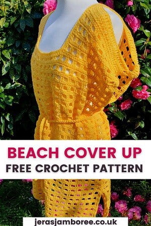 Beach Bloom Crochet Beach Cover Up Free Pattern - Jera's Jamboree