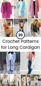 20+ Free Long Crochet Cardigan Patterns That Never Go Out of Style ...