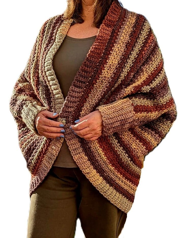 Cocoon Cardigan Crochet Pattern - Jera's Jamboree