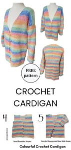 Striped Cardigan Crochet Pattern - Jera's Jamboree