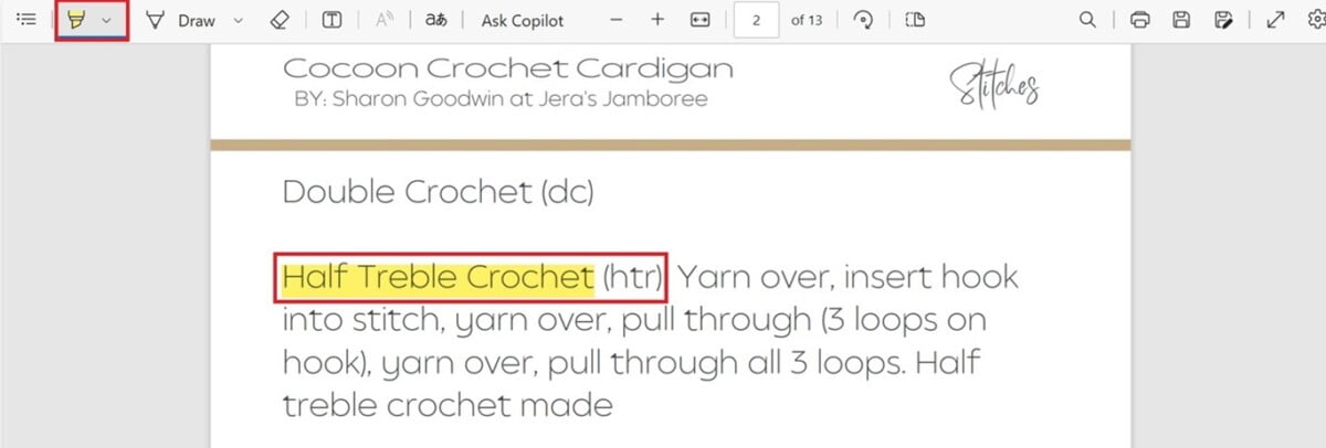 Dyslexia Tips and Strategies for Reading Crochet Patterns - Jera's Jamboree
