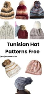 11 Tunisian Crochet Hat Patterns You Need to Try - Jera's Jamboree